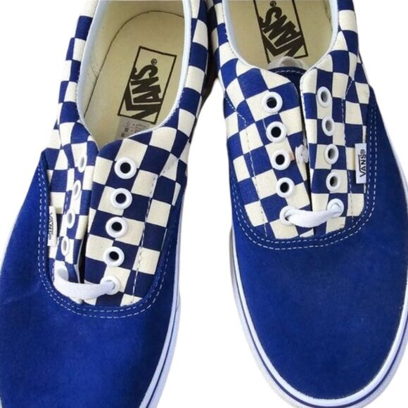Vans | Shoes | Vansnew With Tags Blue Checkered | Poshmark